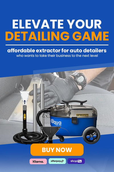 Portable Carpet Extractor & Steamer for Auto Detailing Cars & Trucks ...
