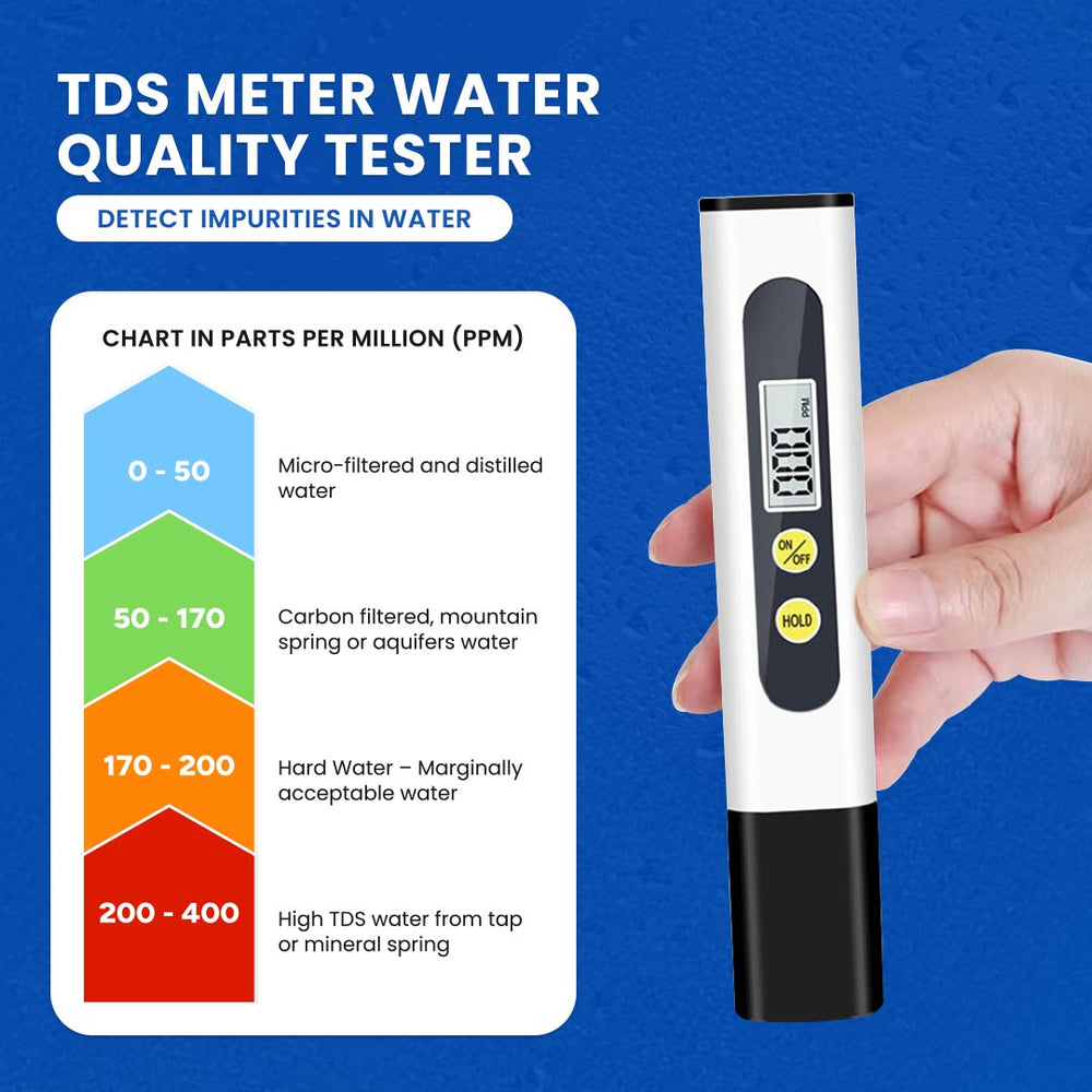 Deionizing Pure Water Filter with TDS Meter, Accessories - Aquaprovac.com